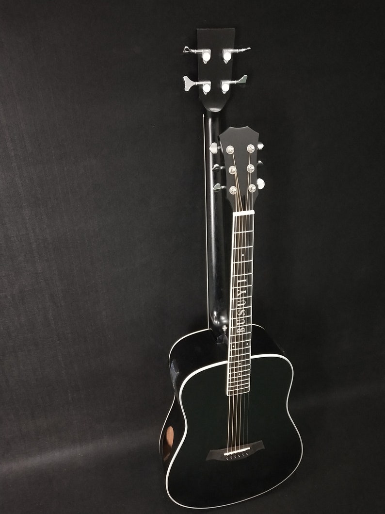 Acoustic Double Neck 4 String Bass / 6 String Lead Combo 2020 Guitar ...