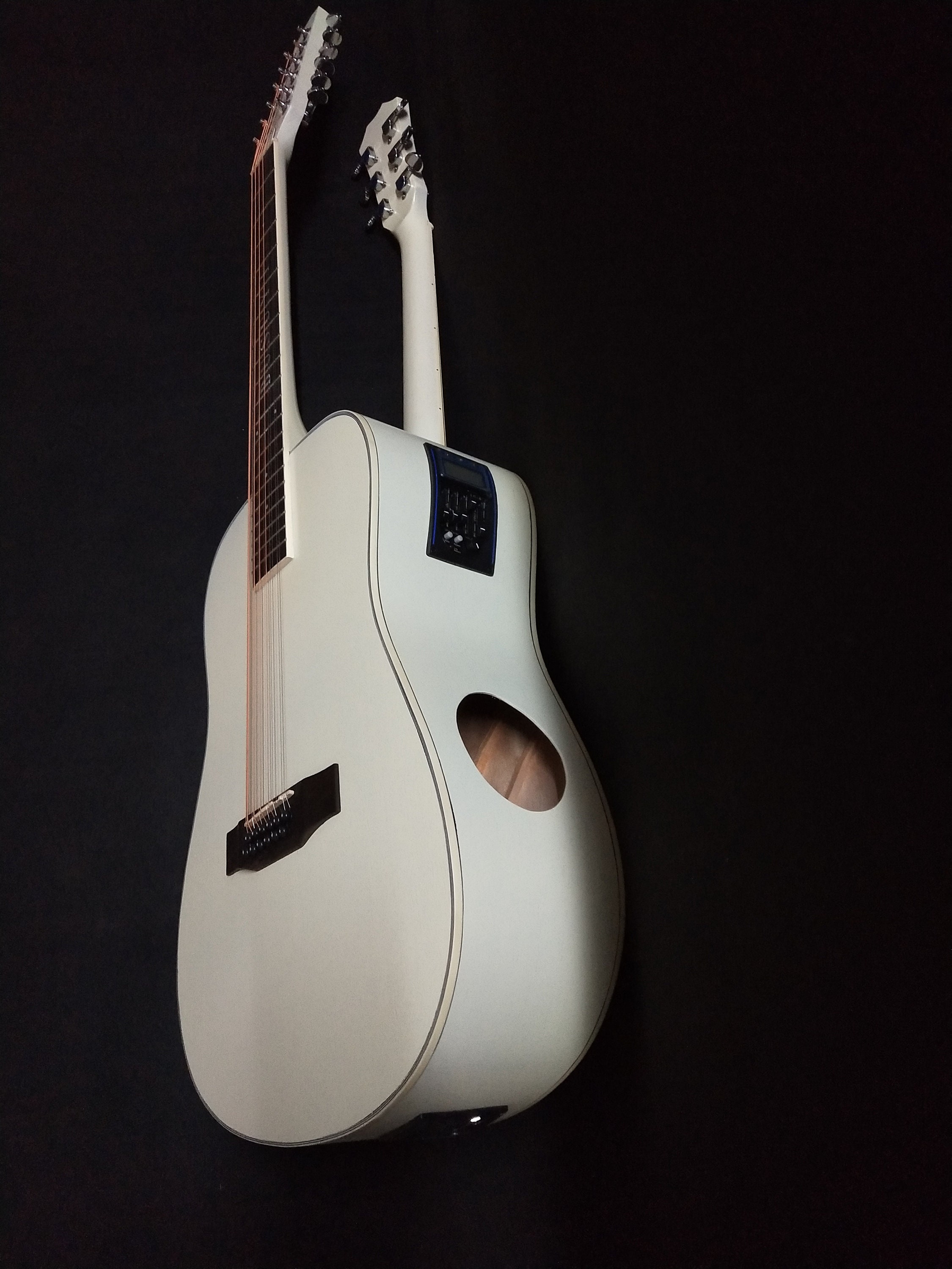 12/6 String 2 Sides, Super Guitar (with Drums) Double Neck, Acoustic ...