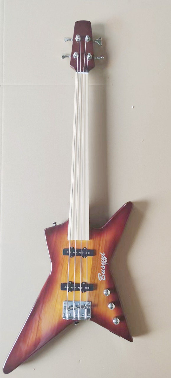 4 String Short Scale Bass Set Neck Busuyi Guitar - Etsy