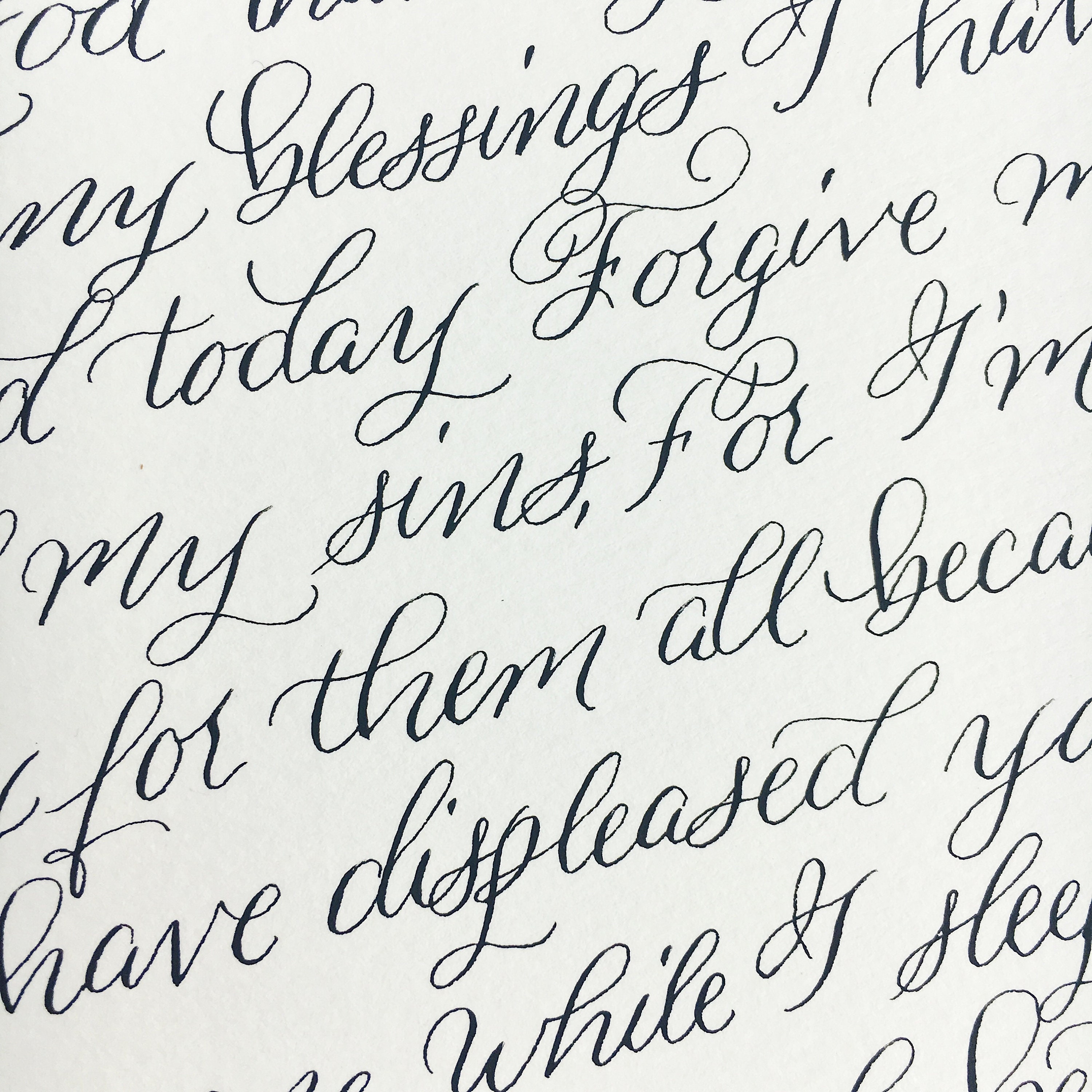 Apostles Creed Prayer / Calligraphy Bible Print / Christian Prayers ...