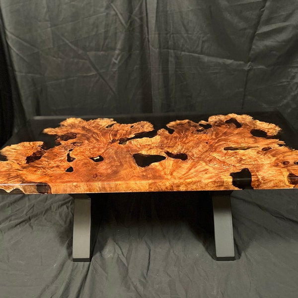 Burl Wood Table - Etsy