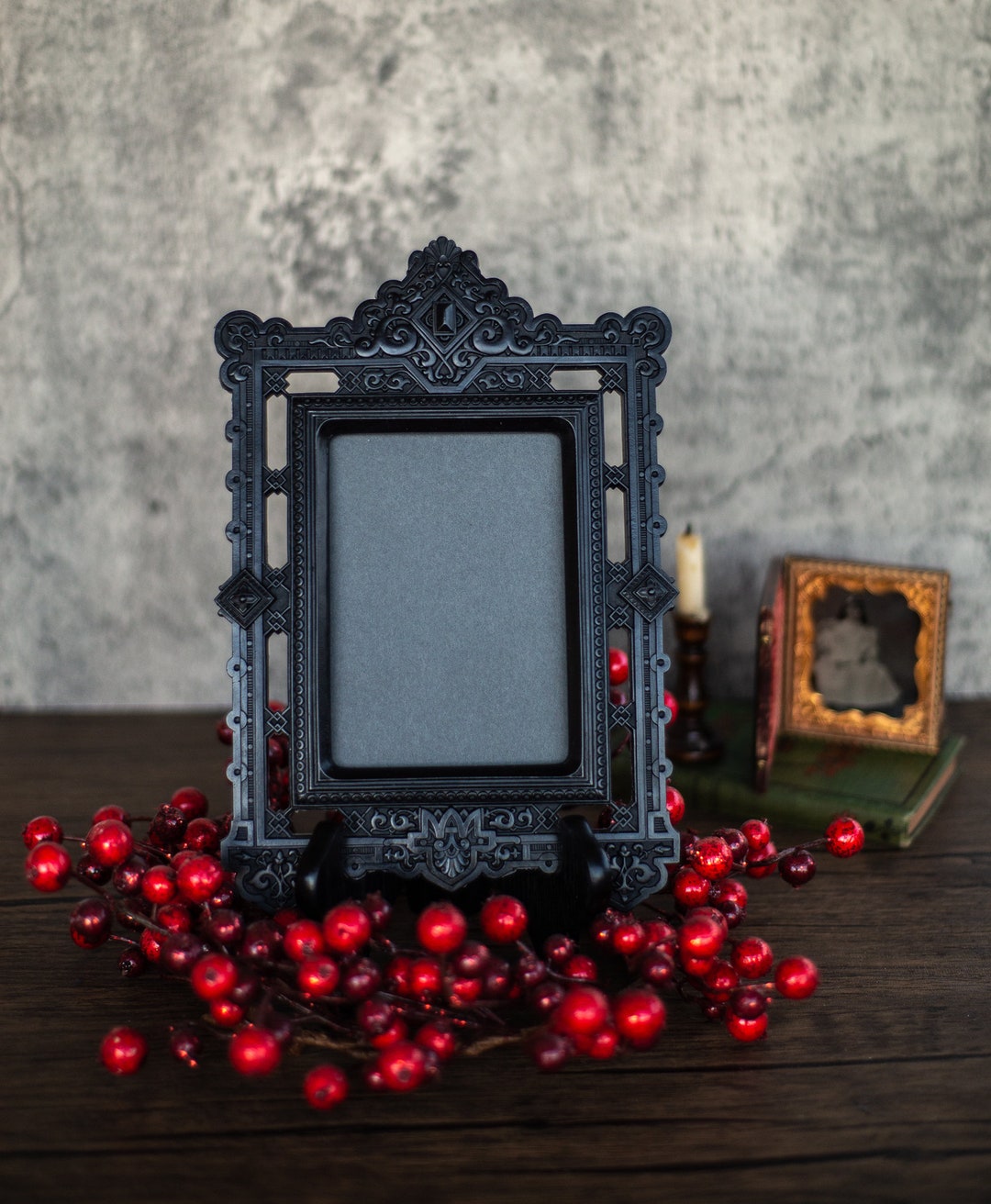 Geometric Frame ANTIQUE VICTORIAN GOTH - Etsy
