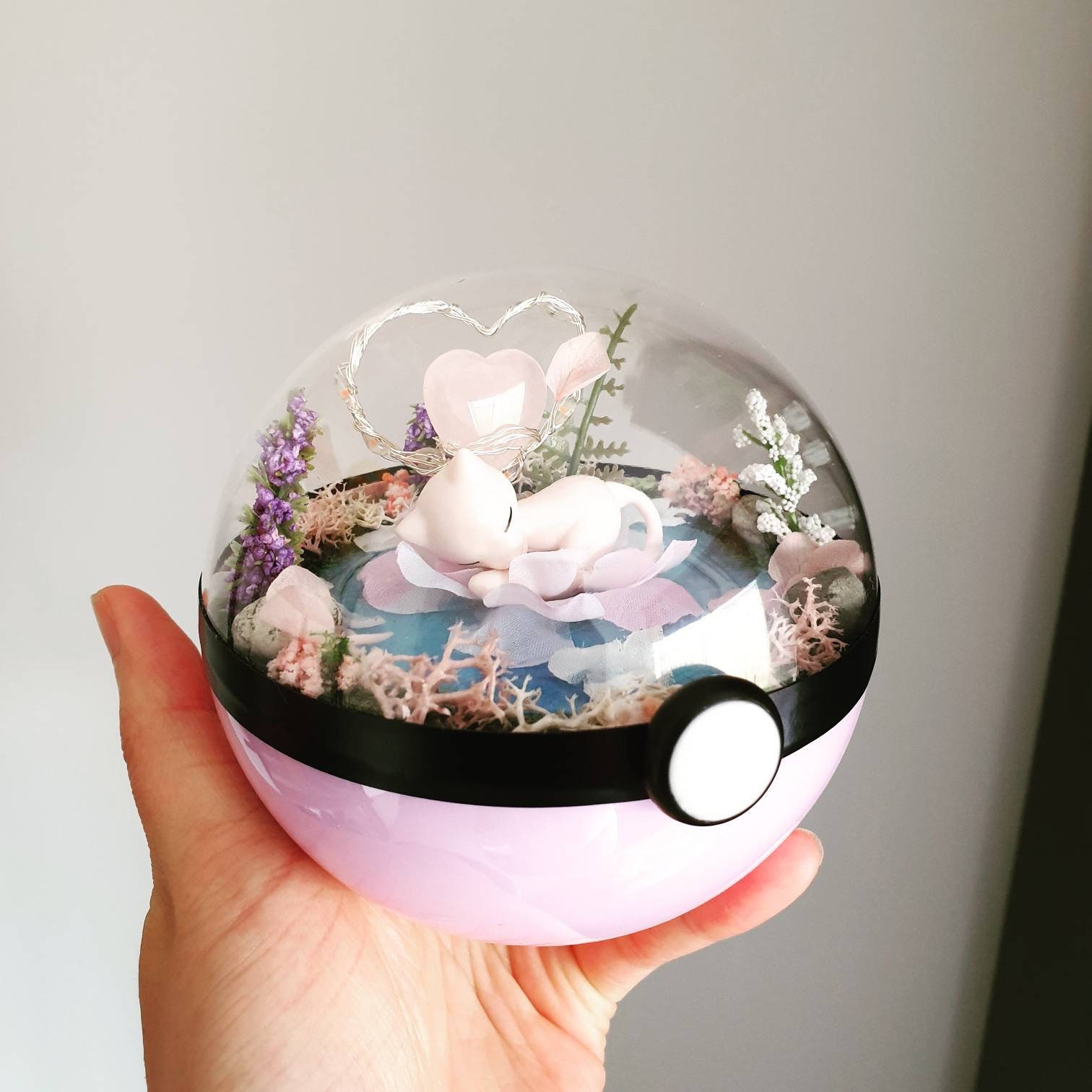 Transparenter Pokeball Sprite Clear Pokeball Etsy Nederland