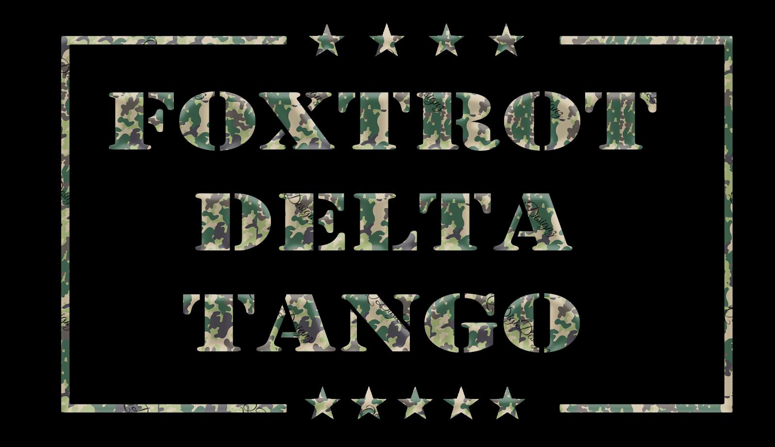 Foxtrot Delta Tango Digital File - Etsy