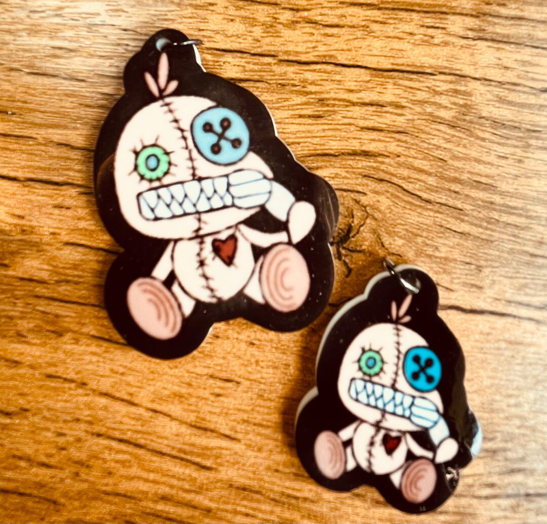 Voodoo Baby Acrylic Charm. Acrylic Halloween Charms for Purses ...