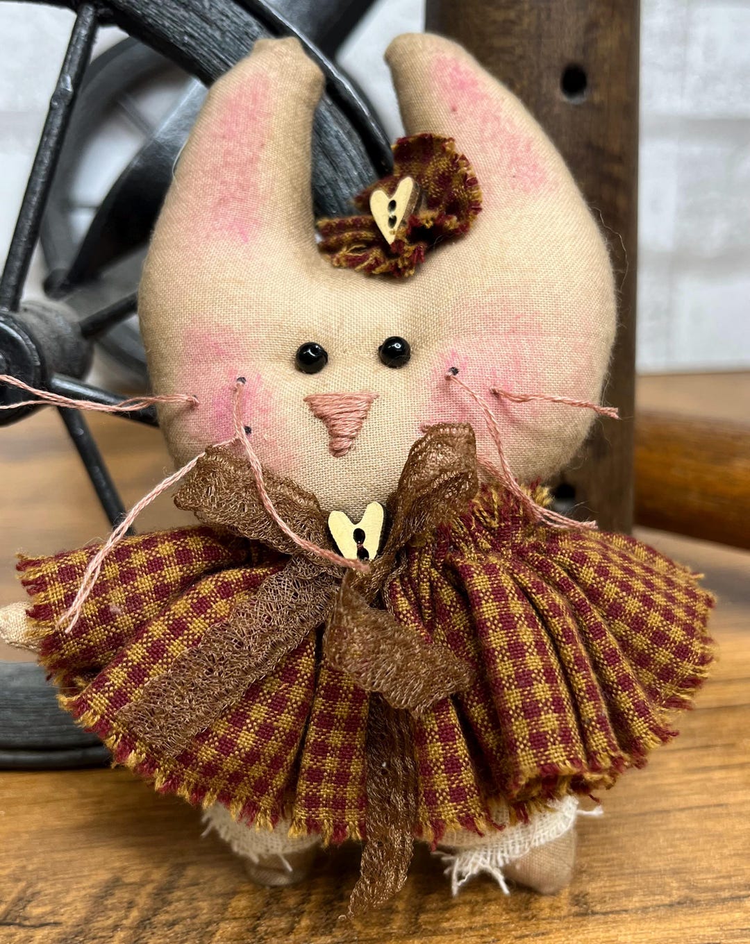 Bunny Doll Pattern "nibbles" Little Bunny Doll Pattern – Cute & Simple ...