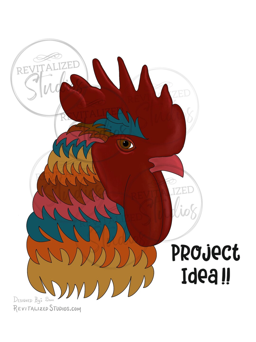 Wood Cutouts Unfinished Wood Cutouts Rooster Head Blank Wood Sign for ...