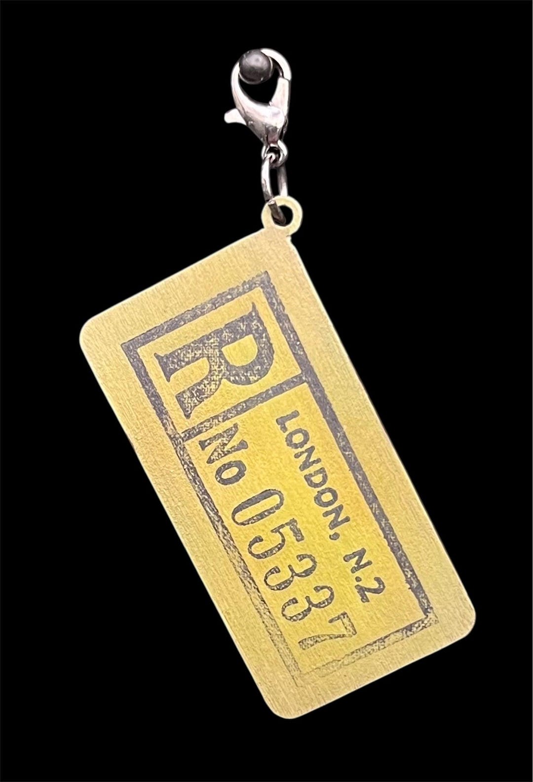 Vintage London R Label Wood Charm | Laser Cut Junk Journal ...