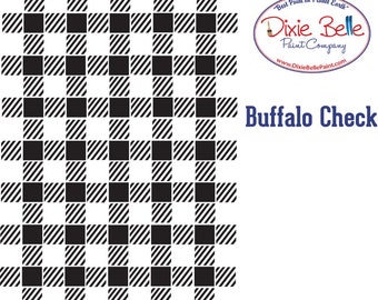 Buffalo Check Stencil | Etsy