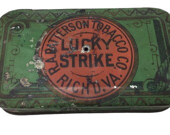 Lucky Strike Cigarette Box - Etsy
