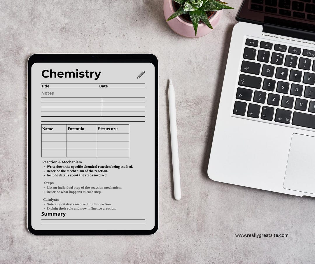 Note Taking Template Notepad Student Goodnotes Notability College ...