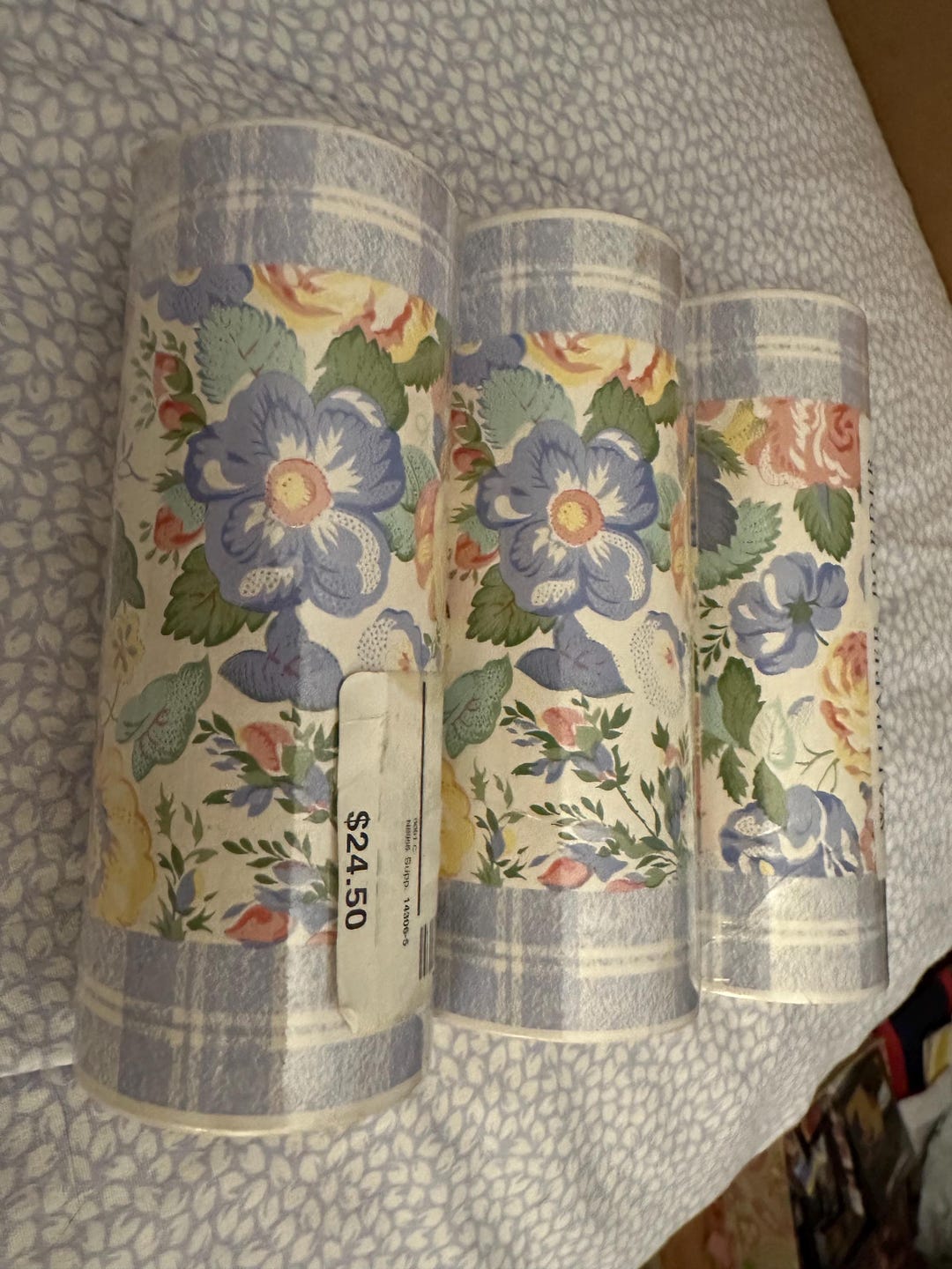Laura Ashley Quartet Sapphire Wallpaper Border - Etsy