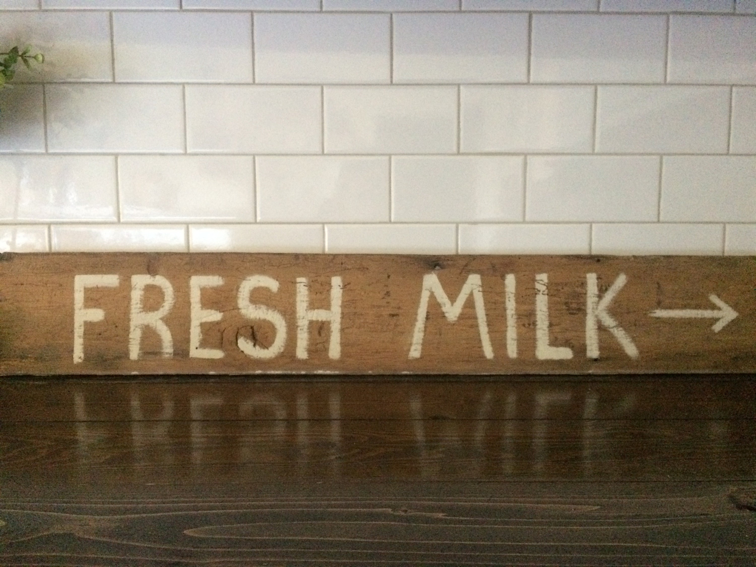 Fresh Milk Sign - Etsy