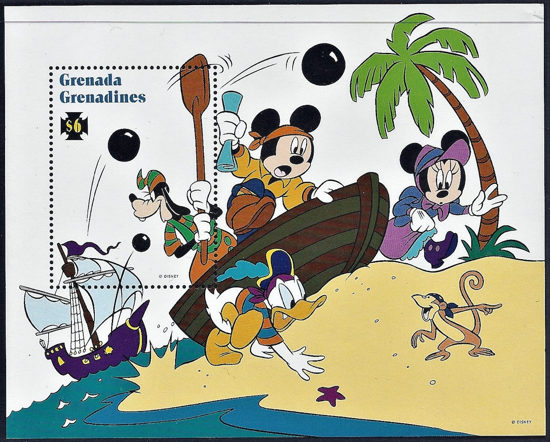 Disney 1995 Grenada Grenadines Scott 1769 Souvenir Sheet Postage Stamp ...