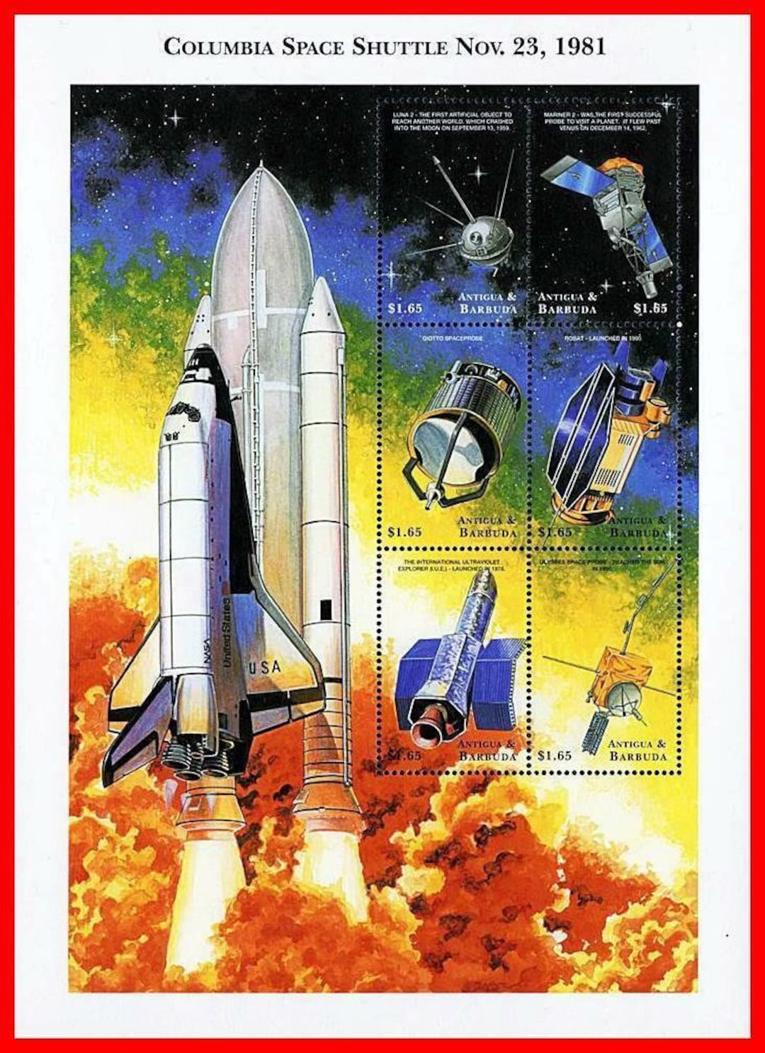 Space Shuttle First Launch Commemorative