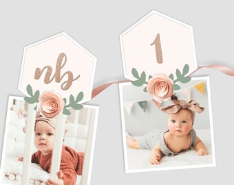 Baby Girl Birthday Banner | Etsy