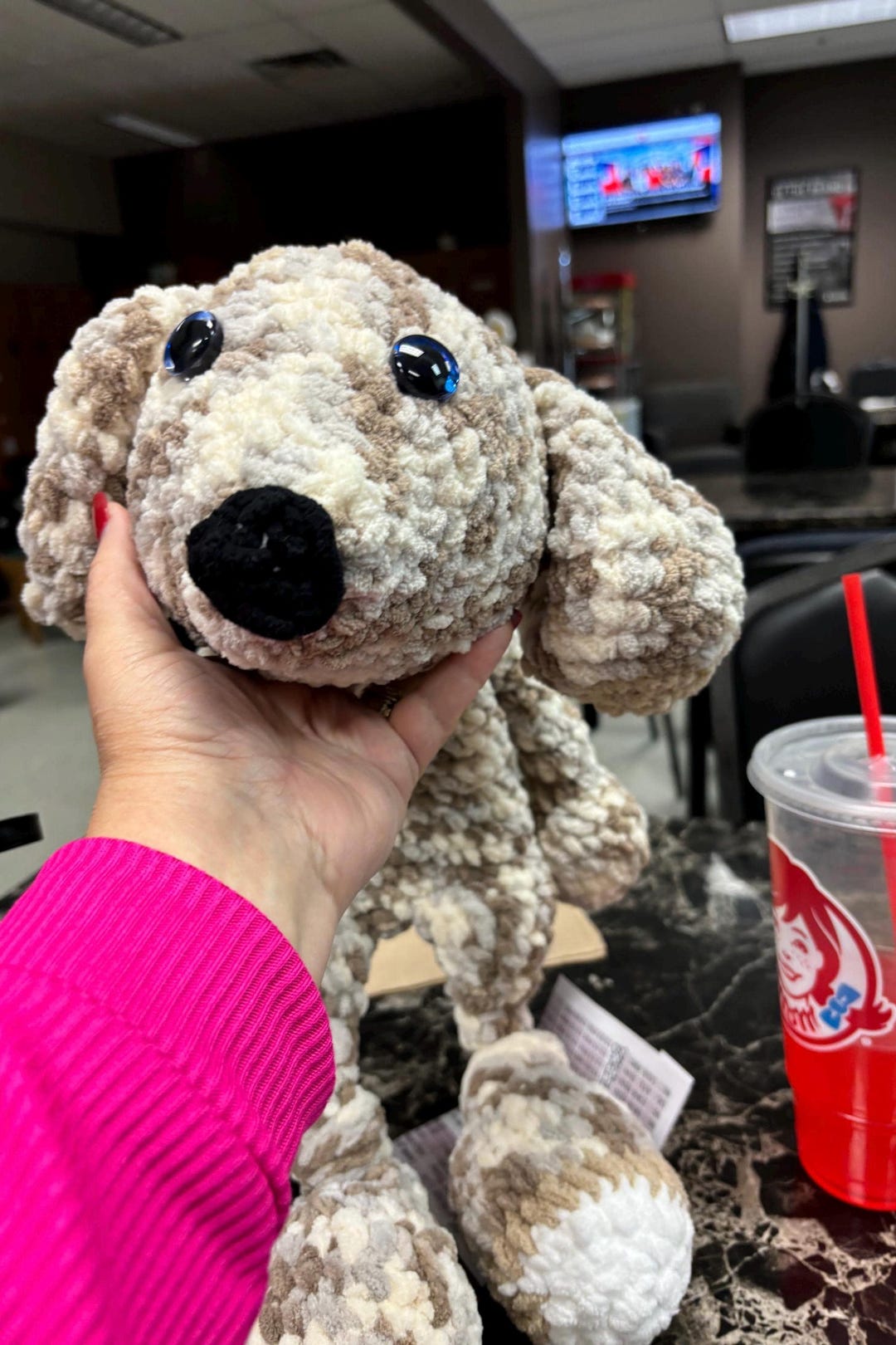 Crochet Snuffy Dog - Etsy