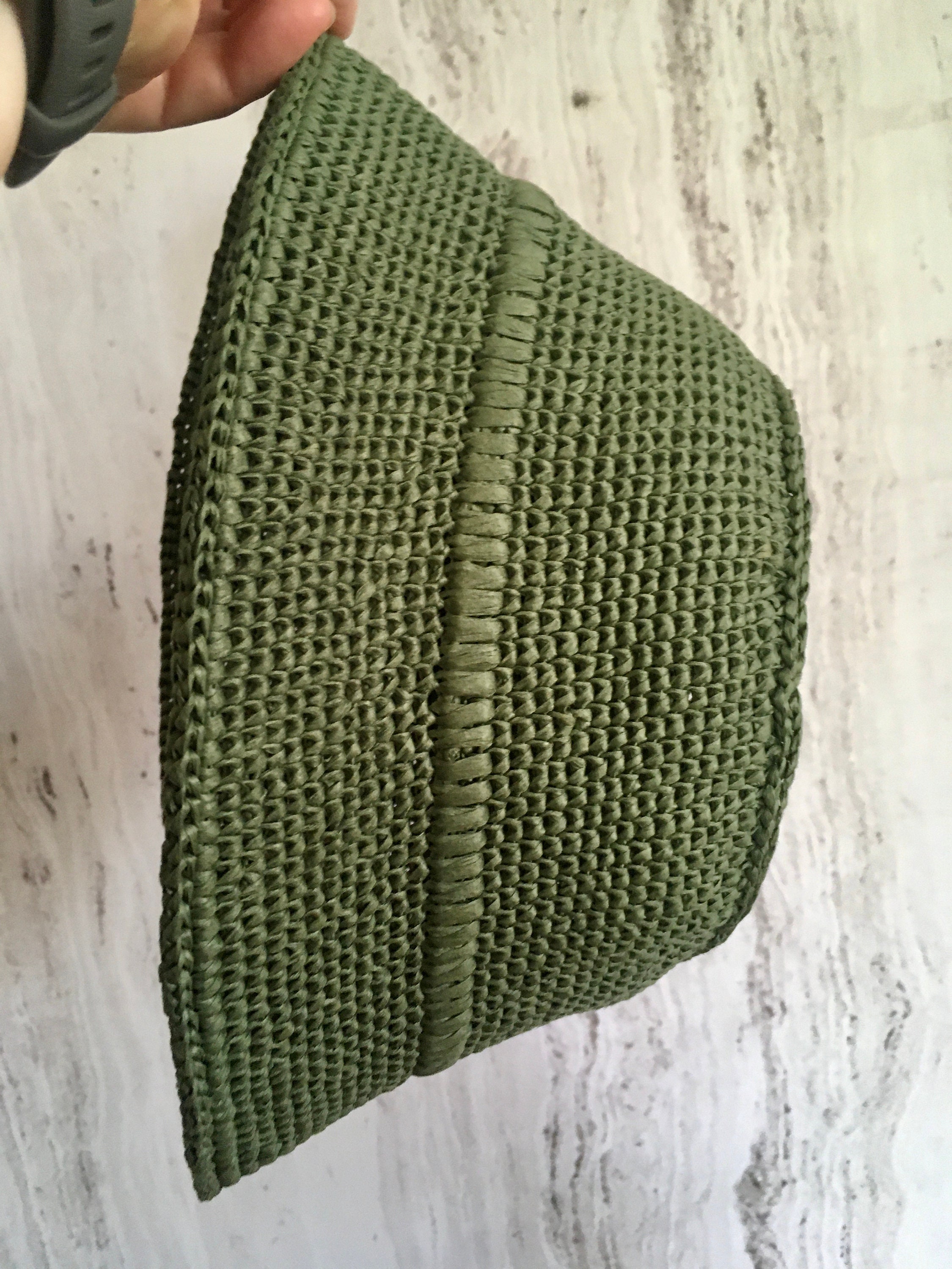 Crochet Raffia Sun Hat, Crochet Raffia Hat With 4 Inches Brim - Etsy