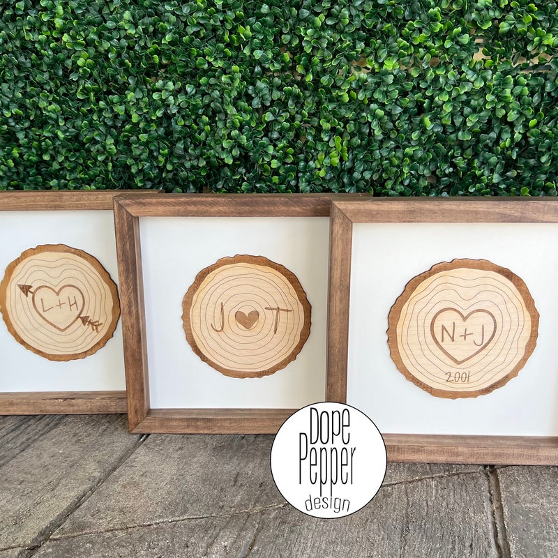 Wood Initials - Etsy