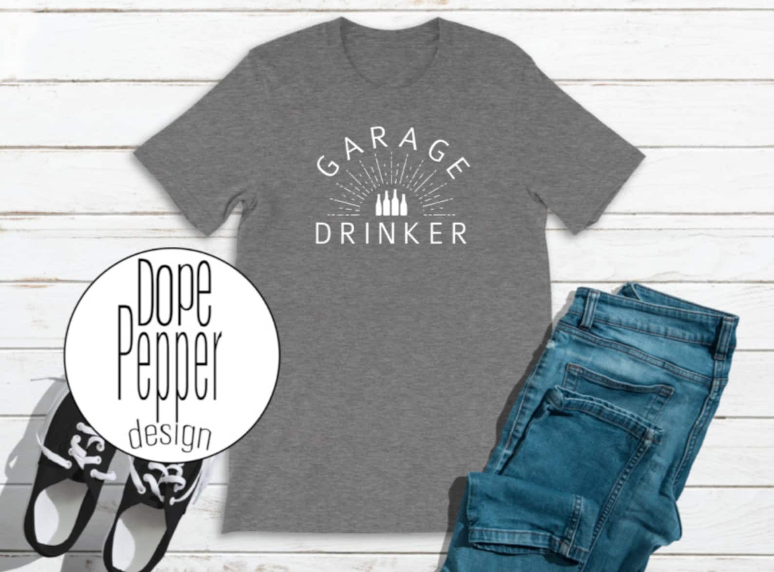Garage Drinker T-shirt, Funny Drinking Shirt, House Drinking, Funny ...