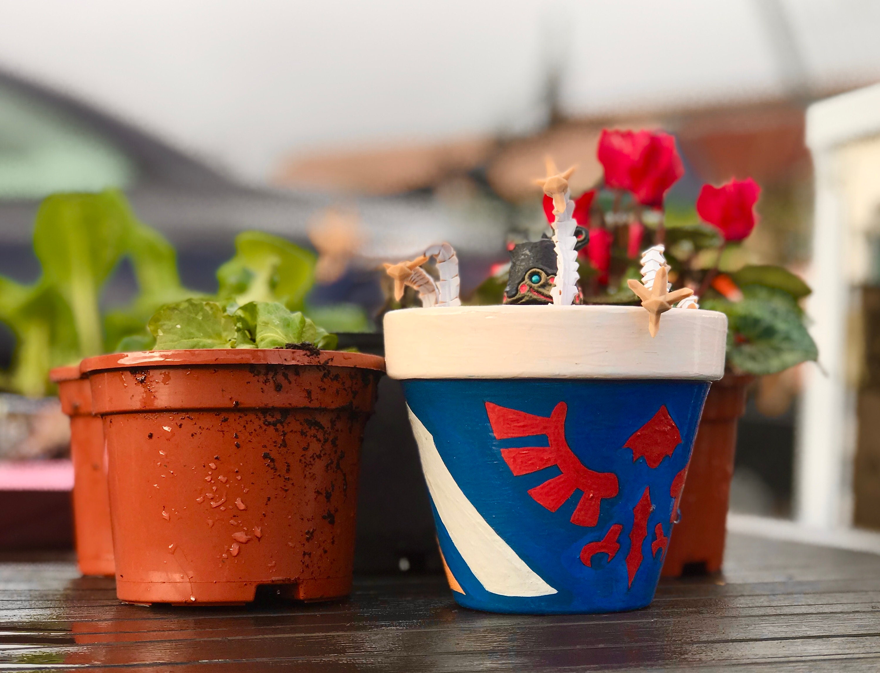 MADE TO ORDER Hand-painted the Legend of Zelda Shield 100% Terracotta ...