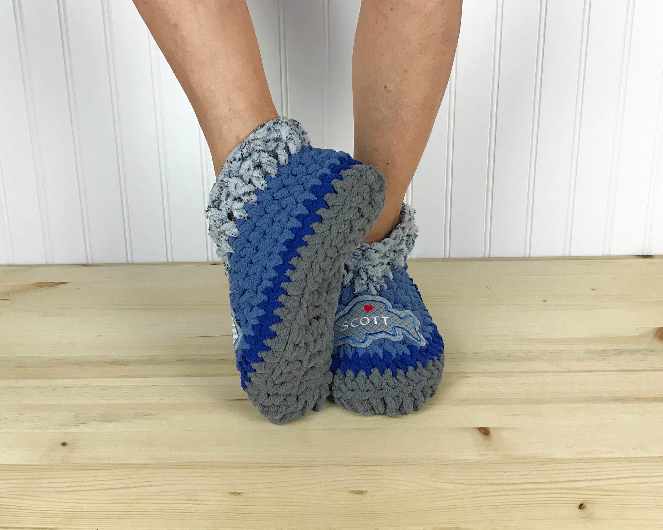 Here Fishy Fishy Father's Day Fish Slippers - Fishing Gift for Dad ...