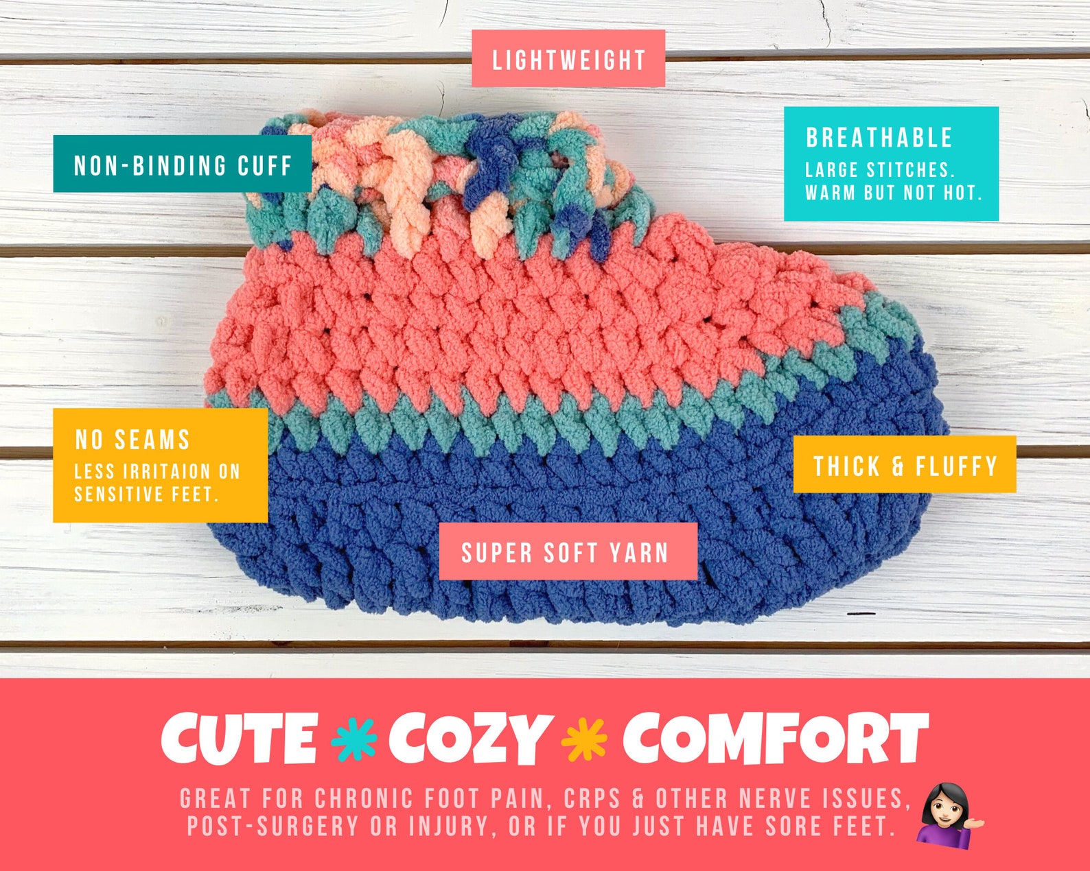 Pantoufles SNUGGLY FISH Chaussettes de pantoufles chenille - Etsy Canada