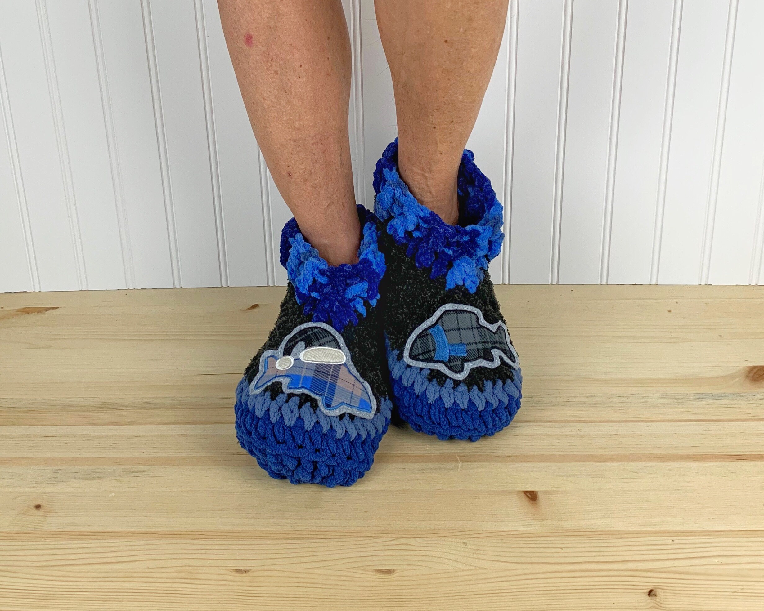 Pantoufles SNUGGLY FISH Chaussettes de pantoufles chenille - Etsy Canada