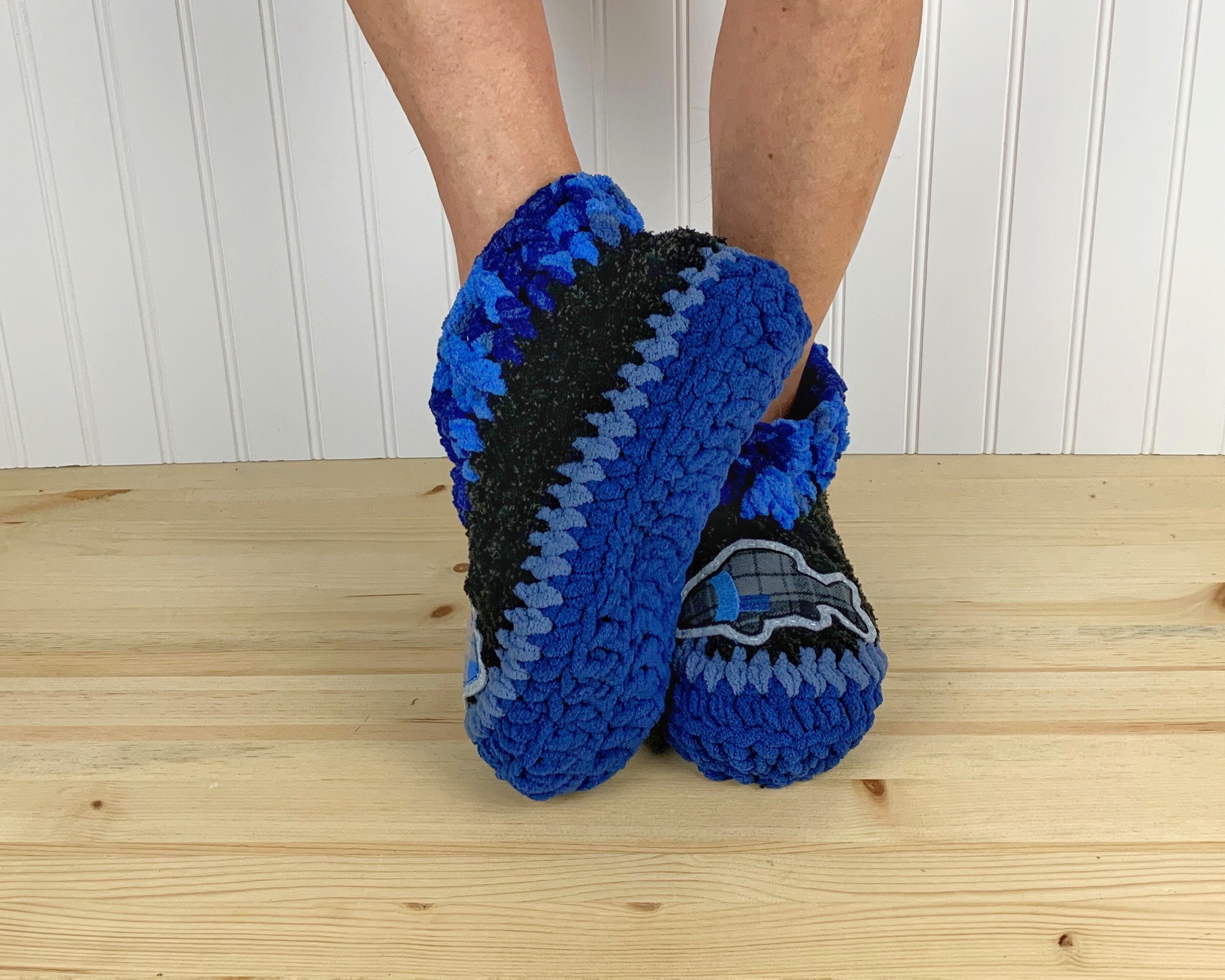 Pantoufles SNUGGLY FISH Chaussettes de pantoufles chenille - Etsy Canada