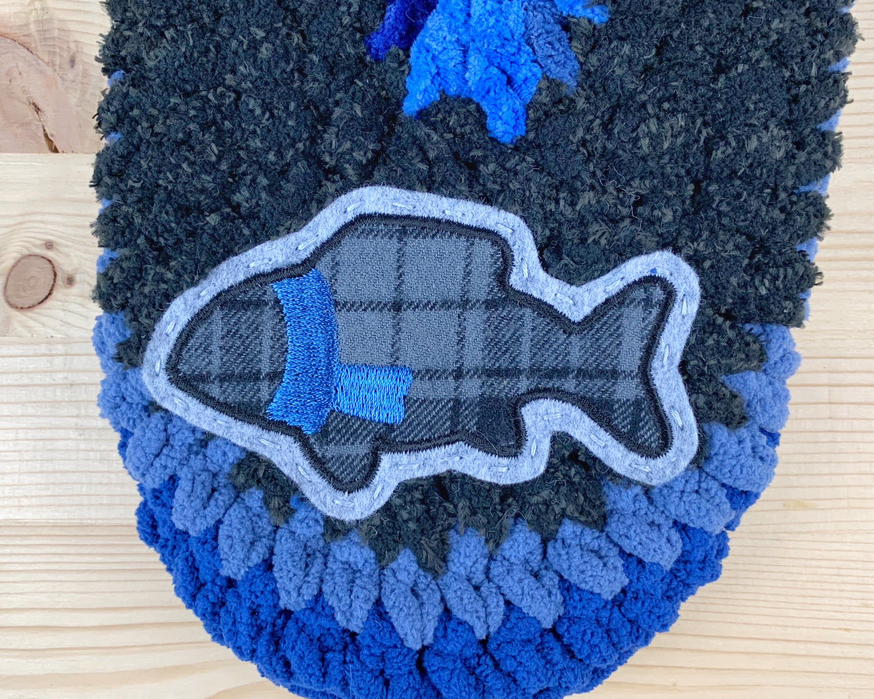 SNUGGLY FISH Slippers Comfy Chenille Slipper Socks Fishing | Etsy