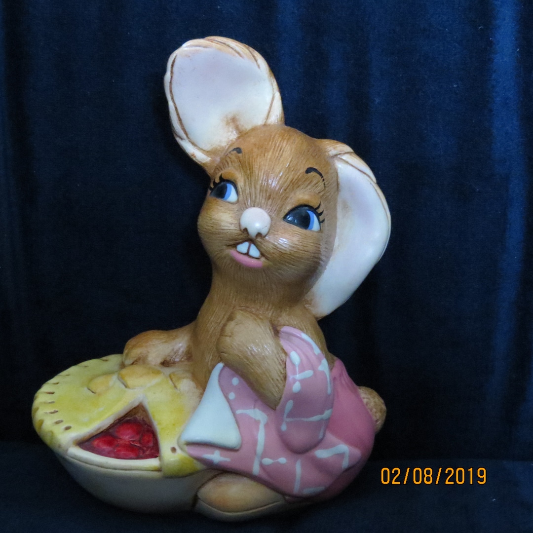 Vintage Pendelfin Rabbit, PIEFACE, Rare UK Collectible - Etsy
