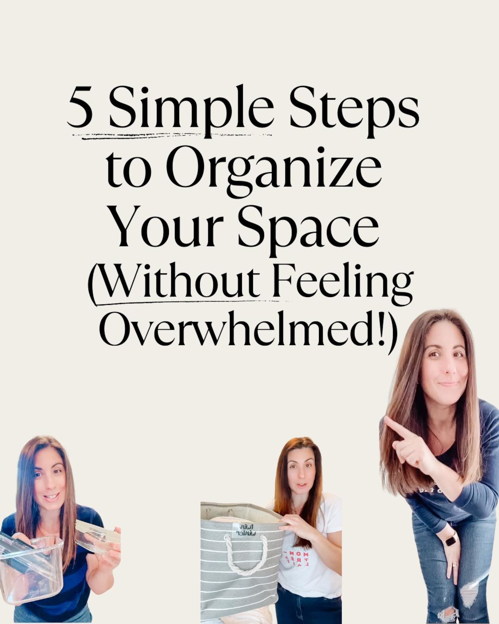 5 Simple Steps to Organize Your Space – Decluttering and Home ...