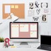 Minimalist Desktop Organizer Wallpaper Bundle – 5 Aesthetic Colors ...