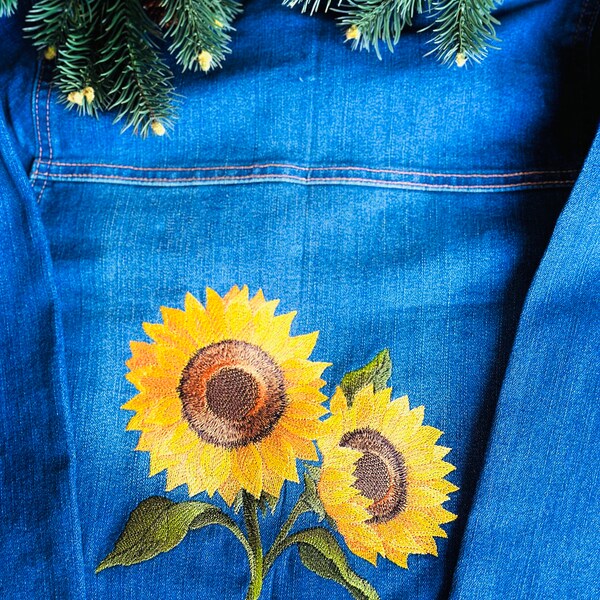Sunflower Jacket - Etsy
