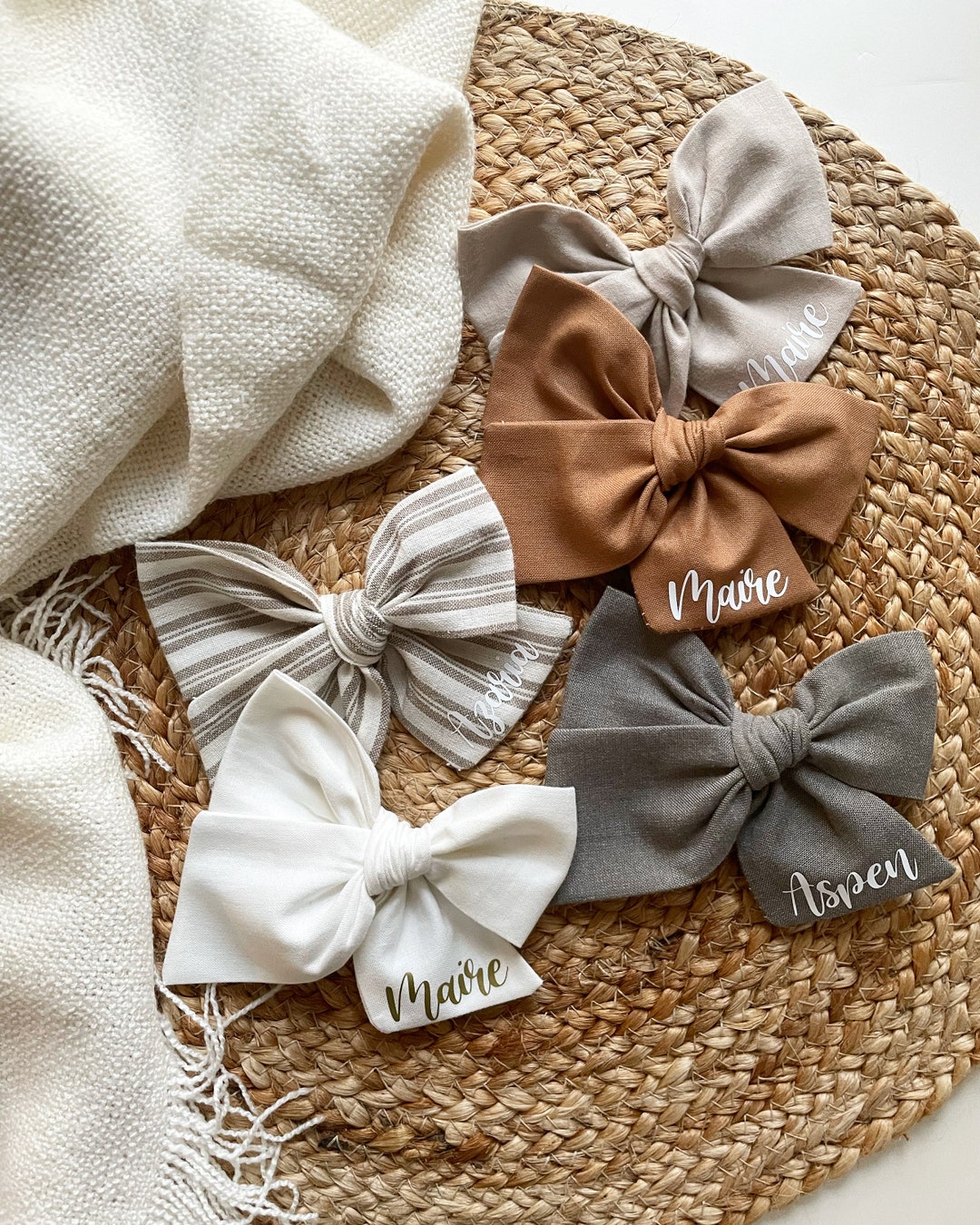 Personalized Pinwheel Bows, Custom Bows, Bows for Girls, Personalized ...