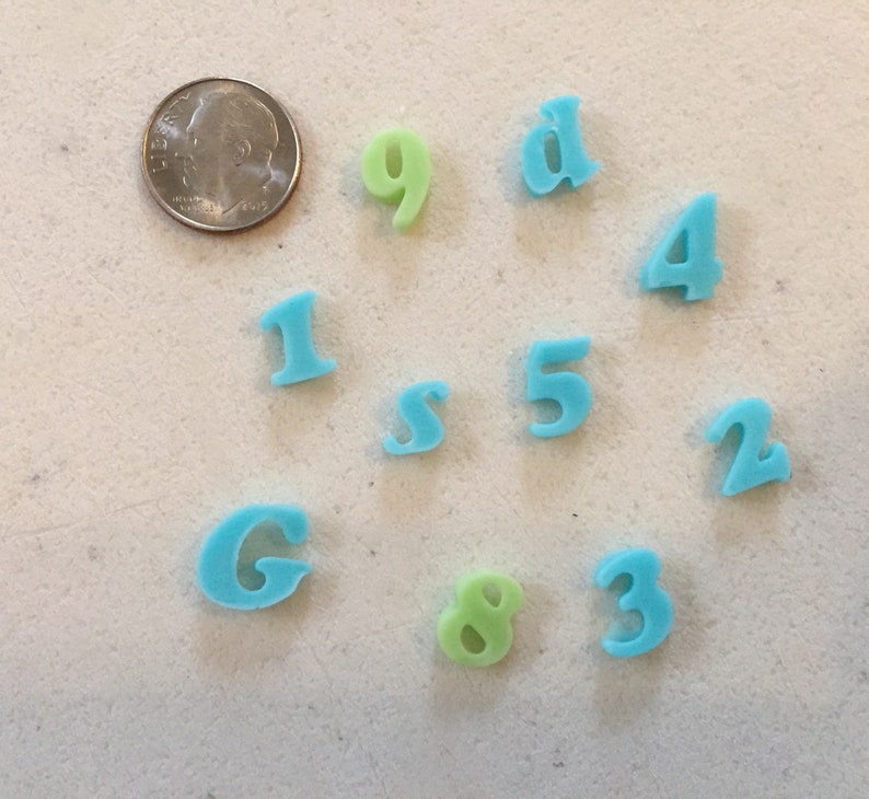 Custom Fondant Letters/numbers Fondant Cupcake and Cake | Etsy