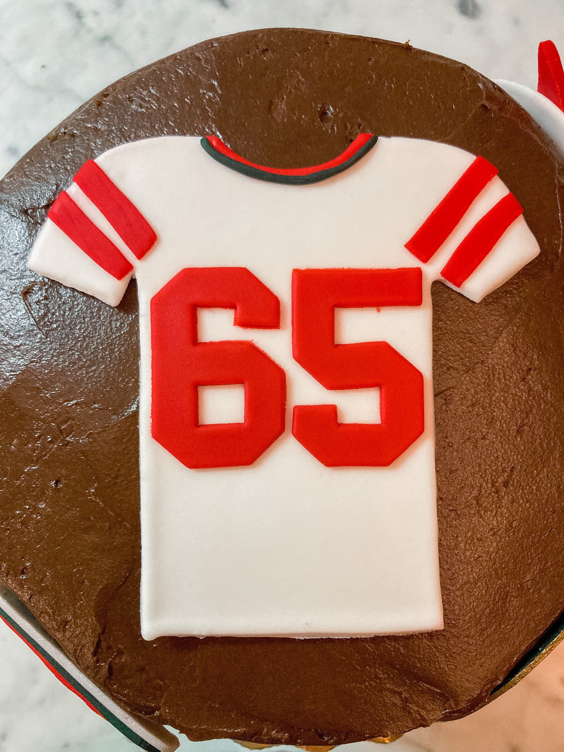 Fondant Sports Jersey Cake Topper Cake Decorations - Etsy