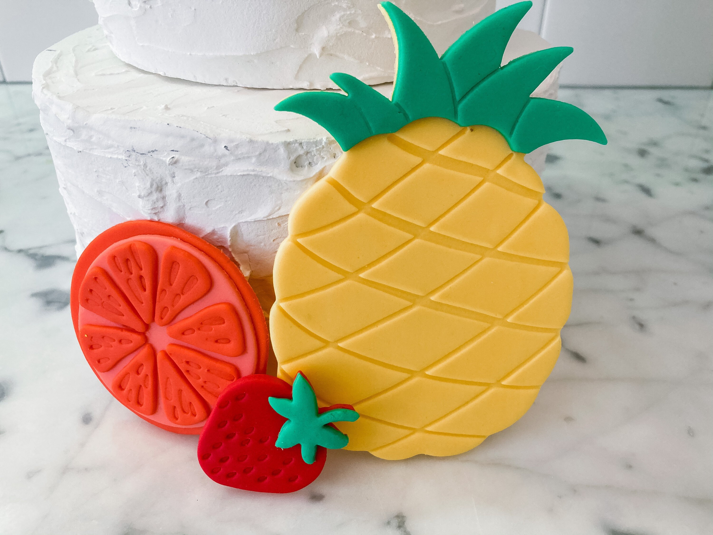 Fruit Fondant Cake Topper Cake Topper Cake Decoration Kids - Etsy