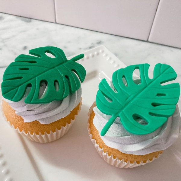 Monstera Leaf Cake - Etsy