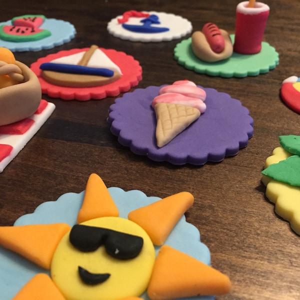 Fondant Cupcake Toppers - Etsy