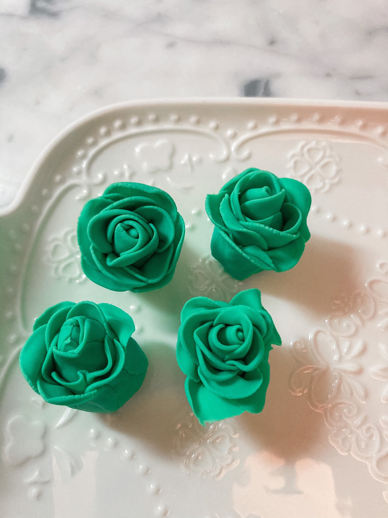 Mini Fondant Vegetables- 8 Mini Heads of Lettuce- Edible Cake ...