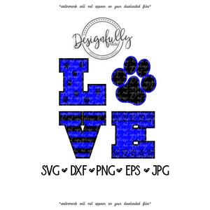 Paw SVG, Paw Print, School Mascot, School Spirit, Panthers, Lions ...