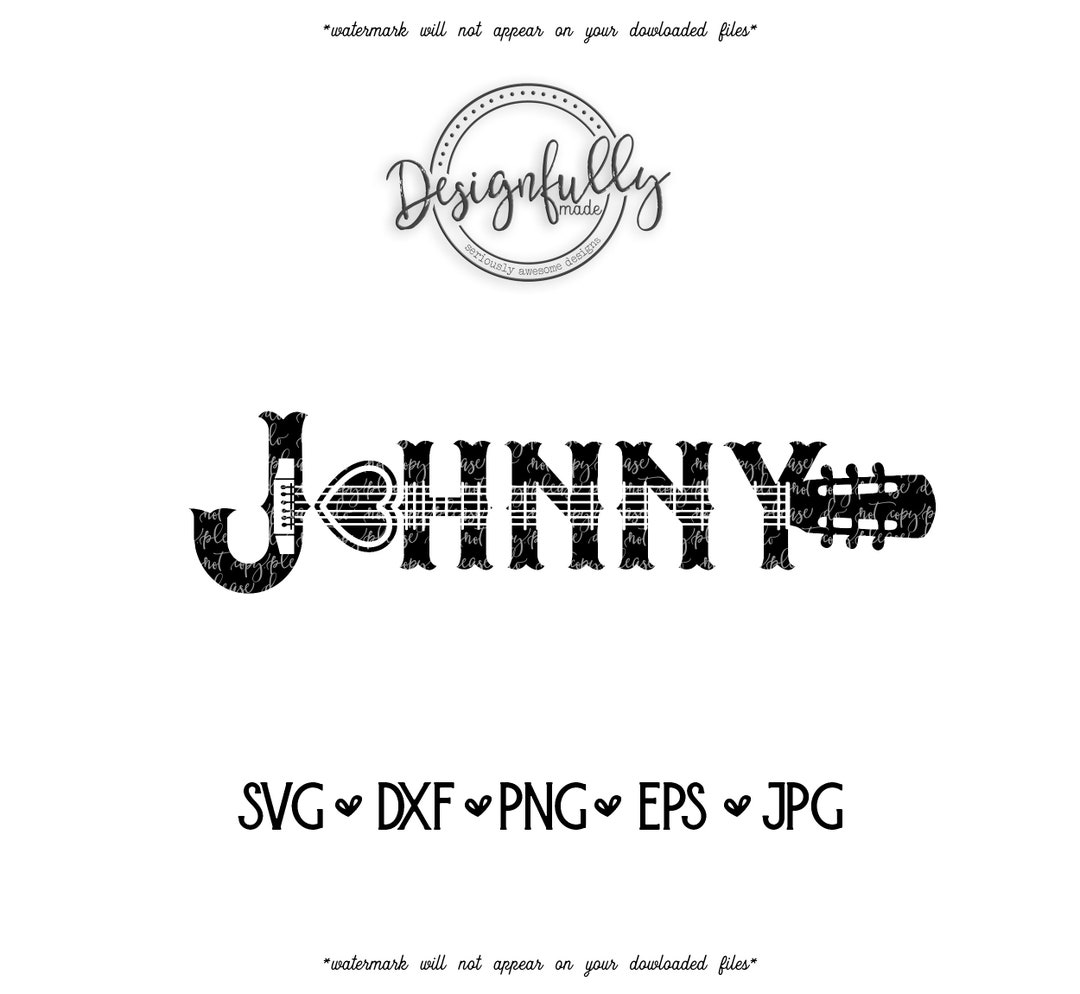 Johnny SVG - Etsy