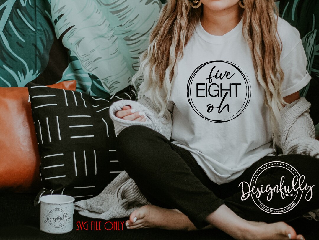 Oklahoma Shirt Design | Five Eight Oh | Oklahoma 580 | 580 Area Code ...