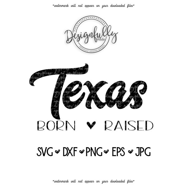 Texas Raised - Etsy