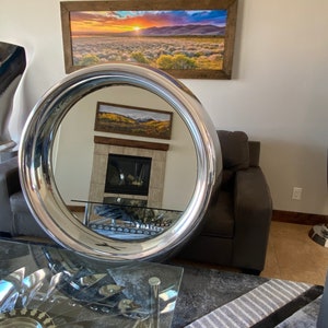 Huge Aircraft Jet Engine Inlet Mirror. Pilot Gift Desk Model Captain Airline Art Fuselage ...