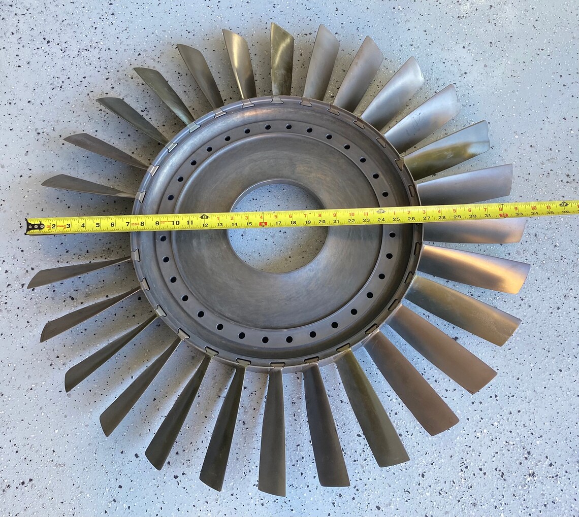 B-52 Stratofortress Titanium Jet Engine Disk. Boeing Table | Etsy