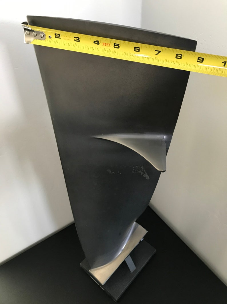HUGE Boeing 737 Titanium Jet Engine Fan Blade. Display Pilot Gift Desk ...