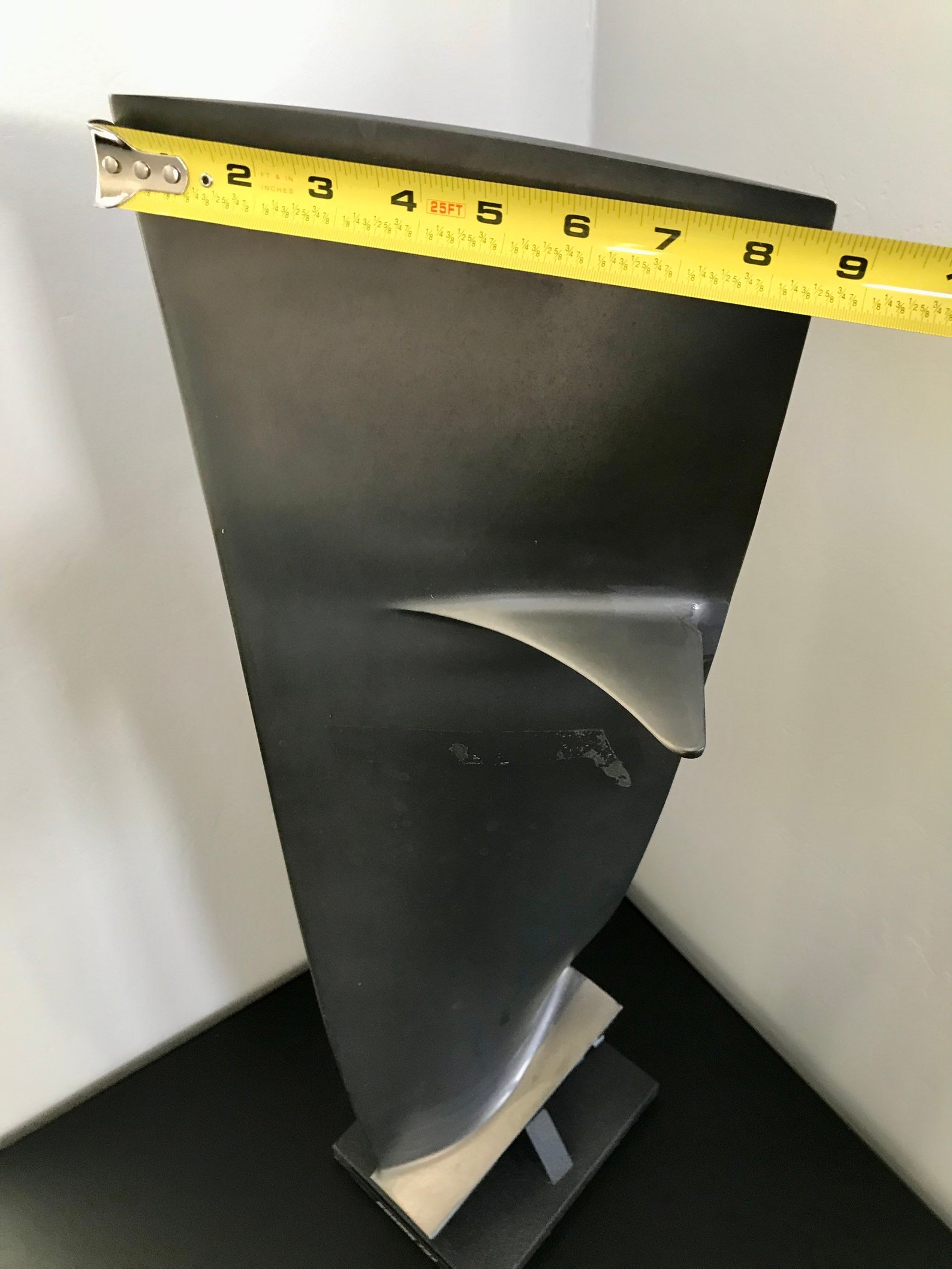 HUGE Boeing 737 Titanium Jet Engine Fan Blade. Display Pilot Gift Desk ...