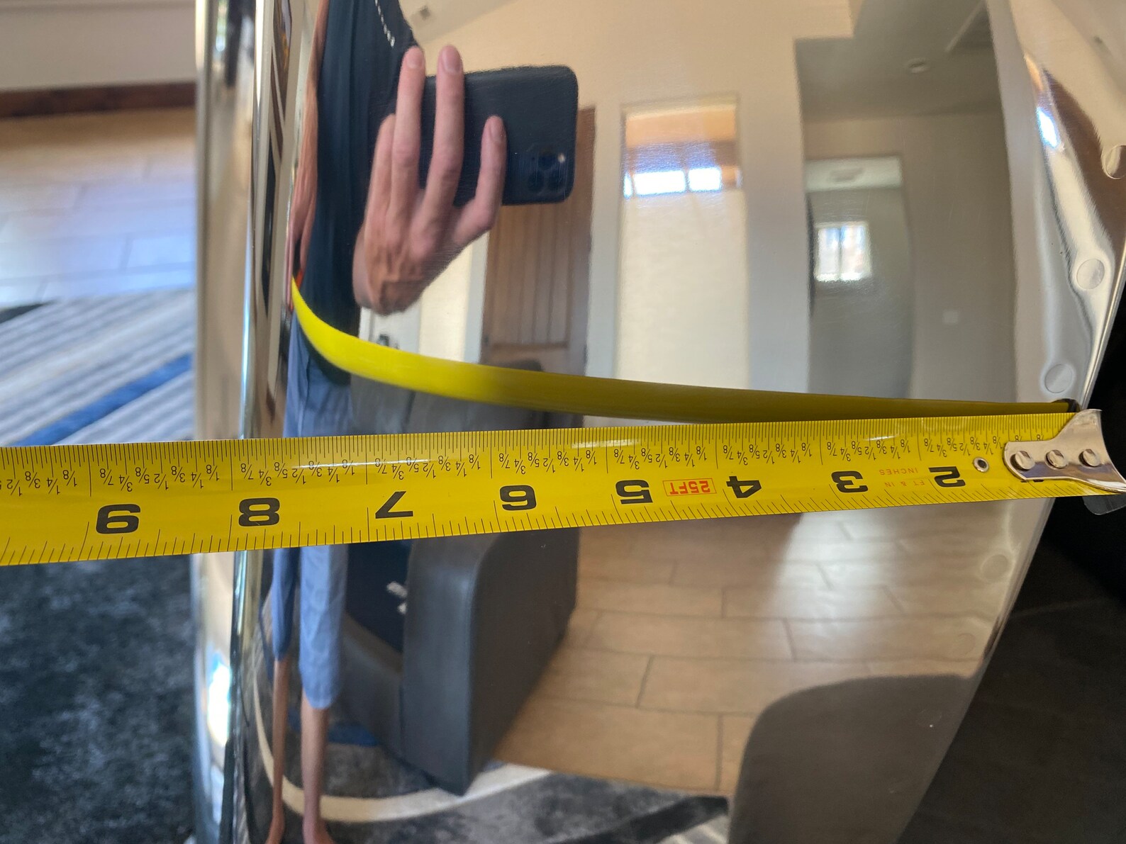 Huge Aircraft Jet Engine Inlet Mirror. Pilot Gift Desk Model Captain ...